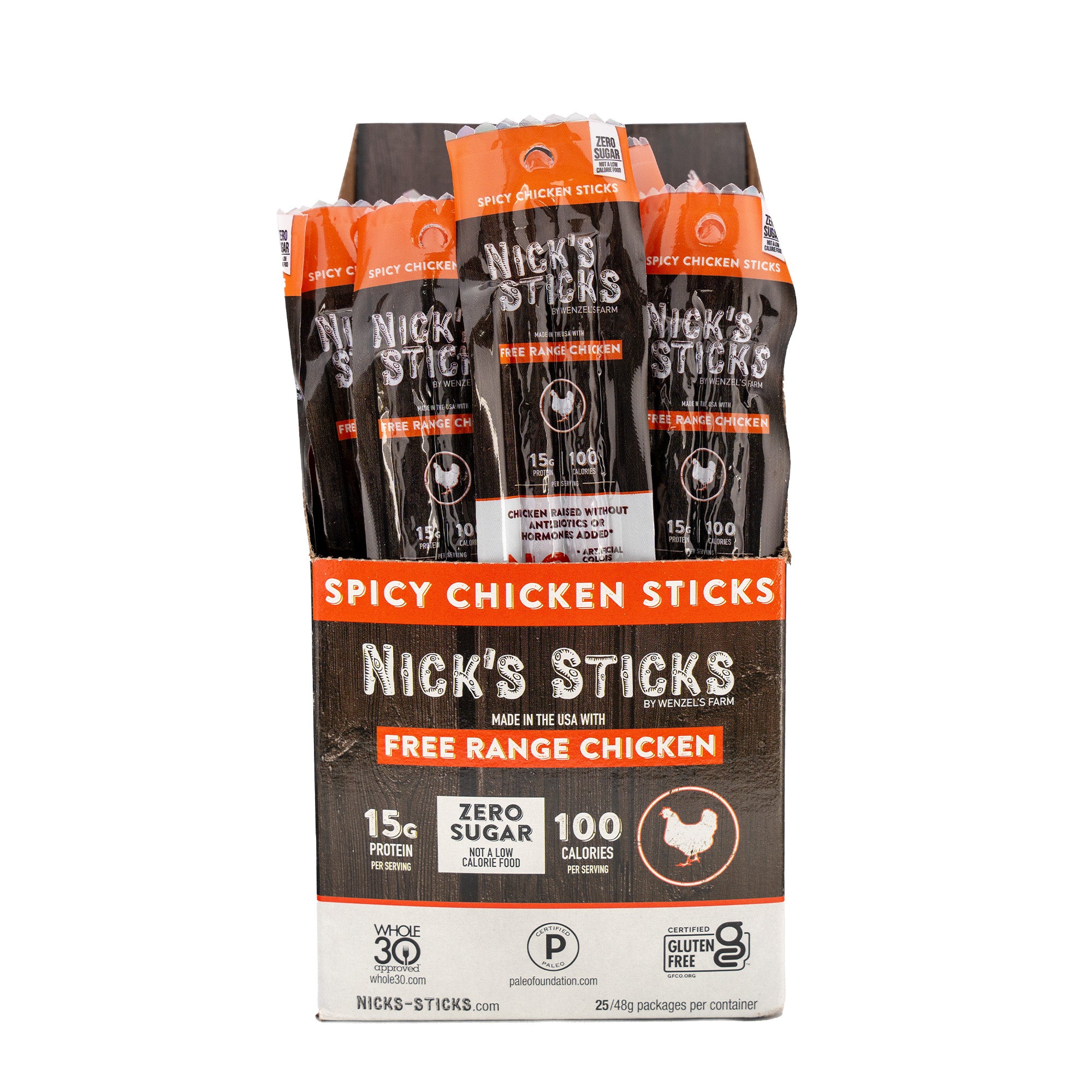Spicy Chicken Wholesale Caddy – Nick’s Sticks
