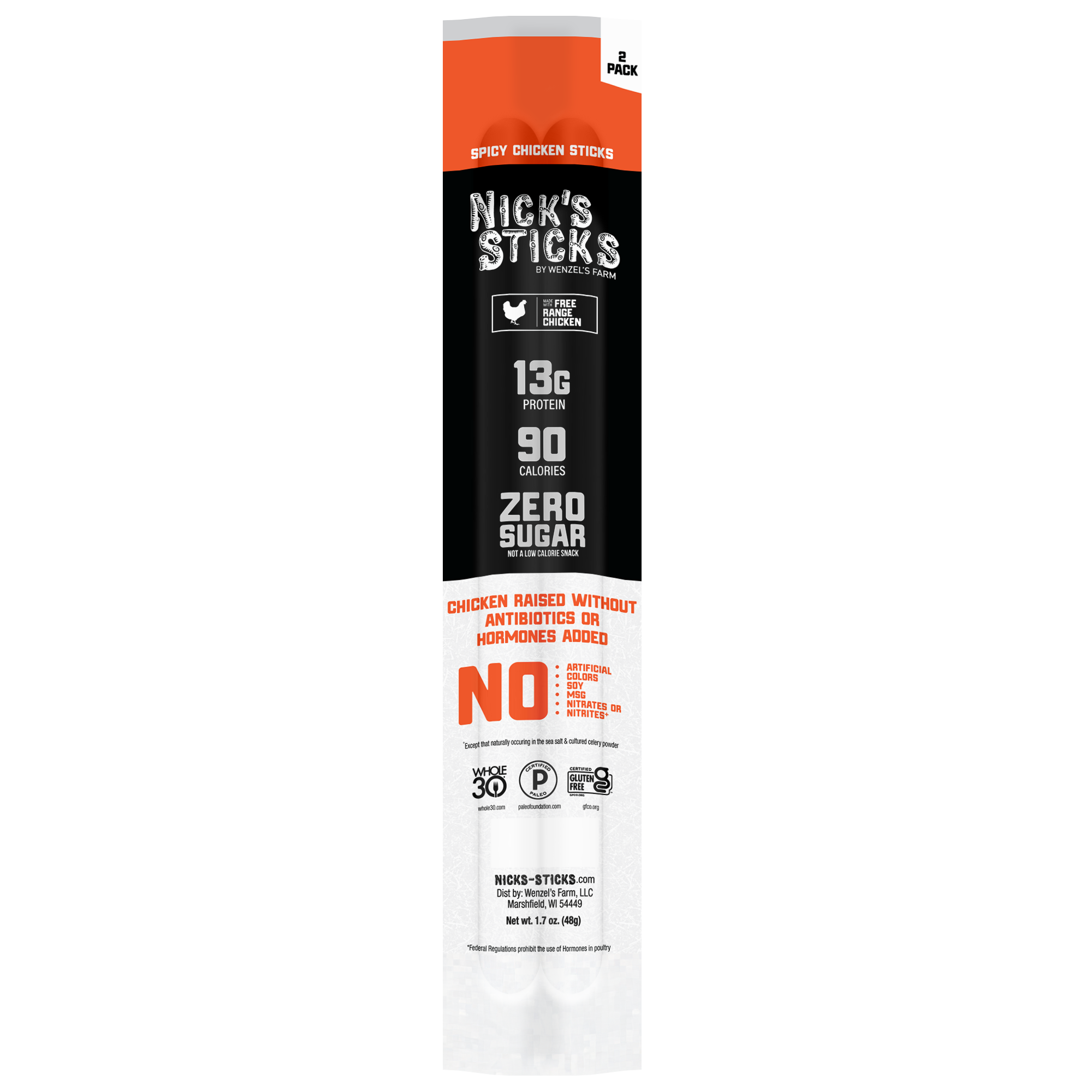 Spicy Chicken Sticks – Nick’s Sticks